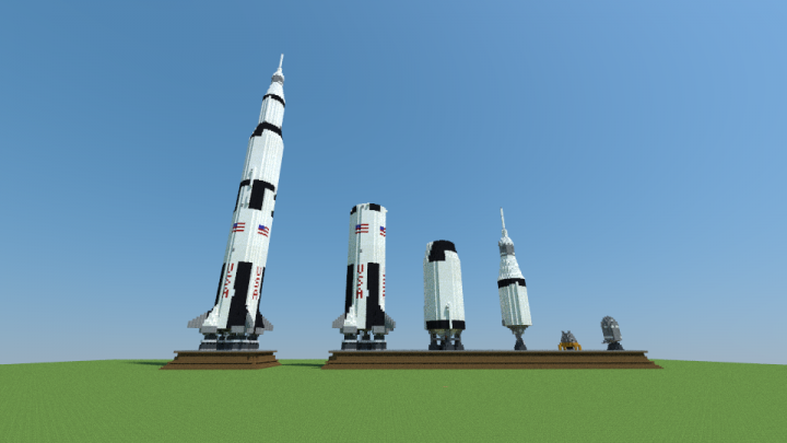 Apollo Saturn V Minecraft Map