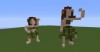 Hula girl statues Minecraft Map