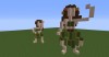 Hula girl statues Minecraft Map