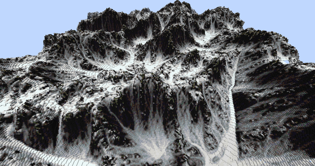 Black and White Minecraft Map