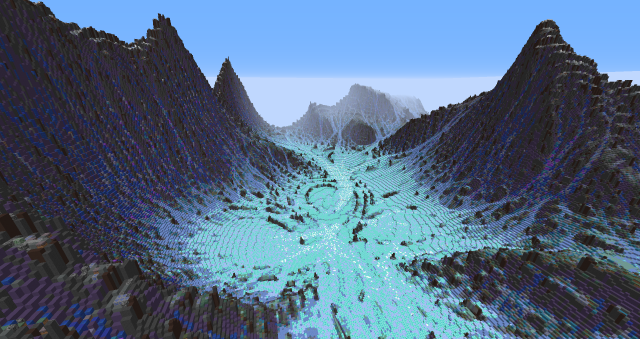 Blue diamond Minecraft Map