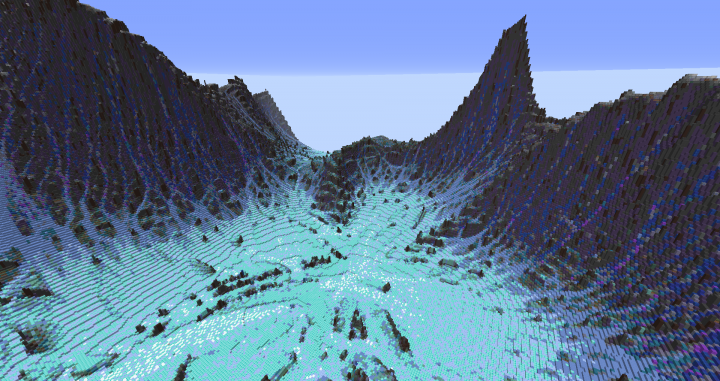 Blue diamond Minecraft Map