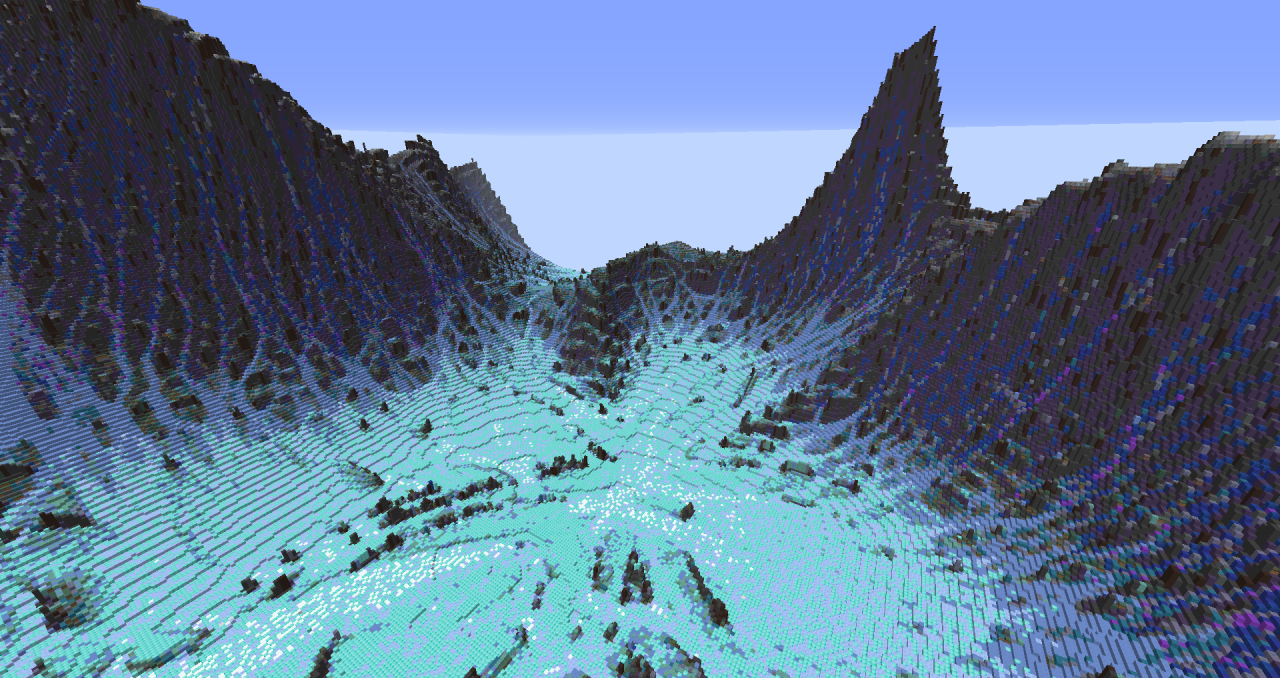 Blue diamond Minecraft Map