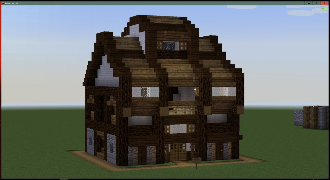 Traditional Home & Watch Tower, Download Available Minecraft Map