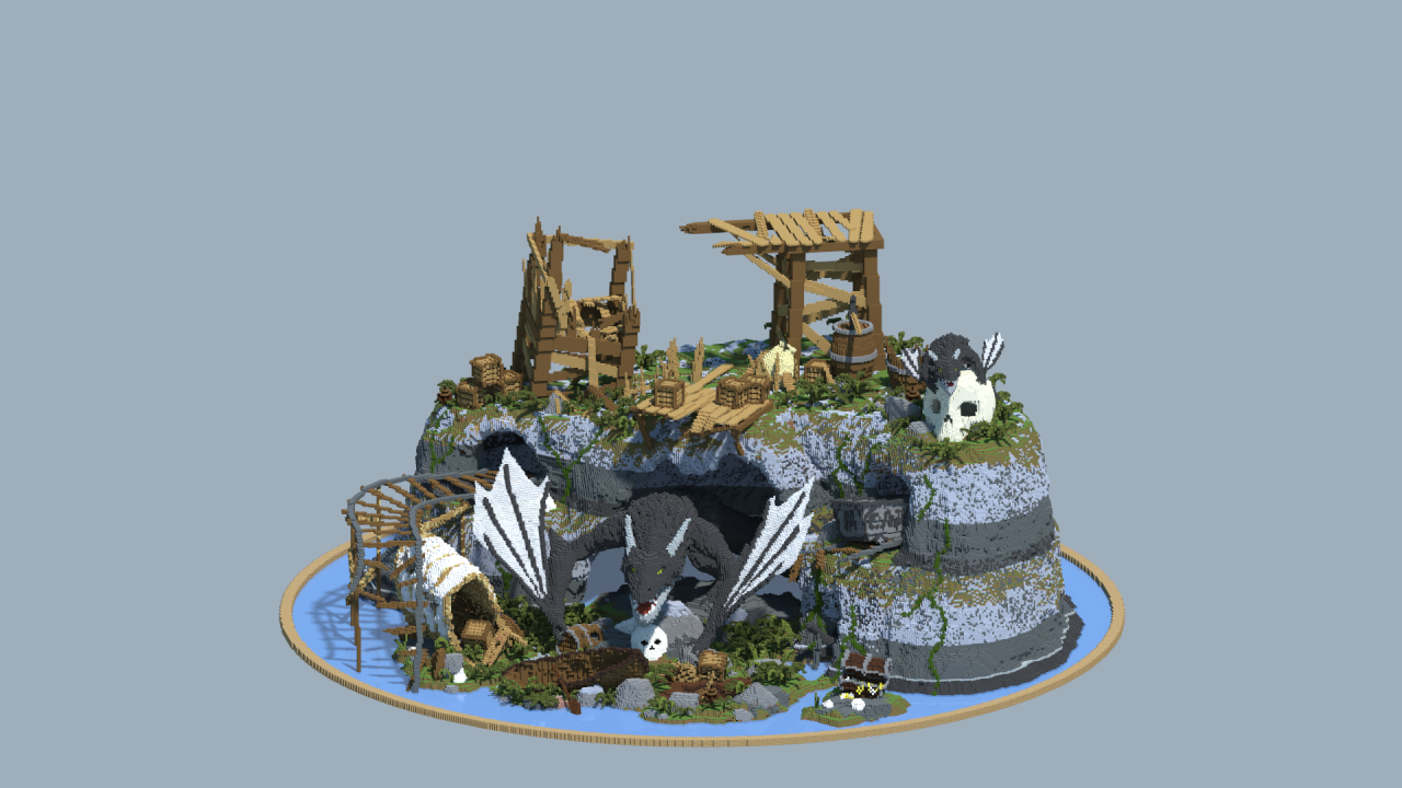 Dragon's territory Minecraft Map