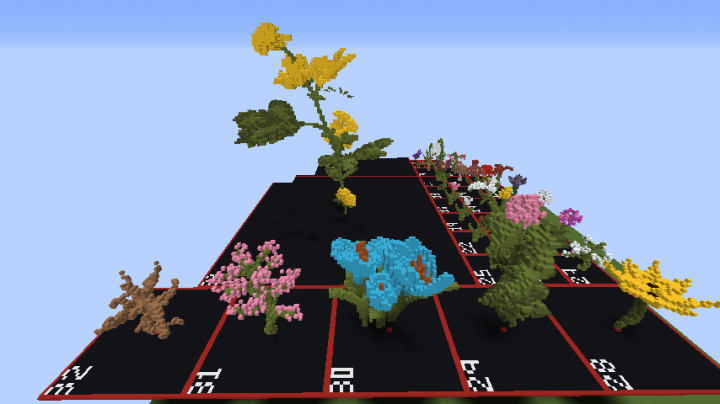 Garden Flower | Flowers Pack Minecraft Map