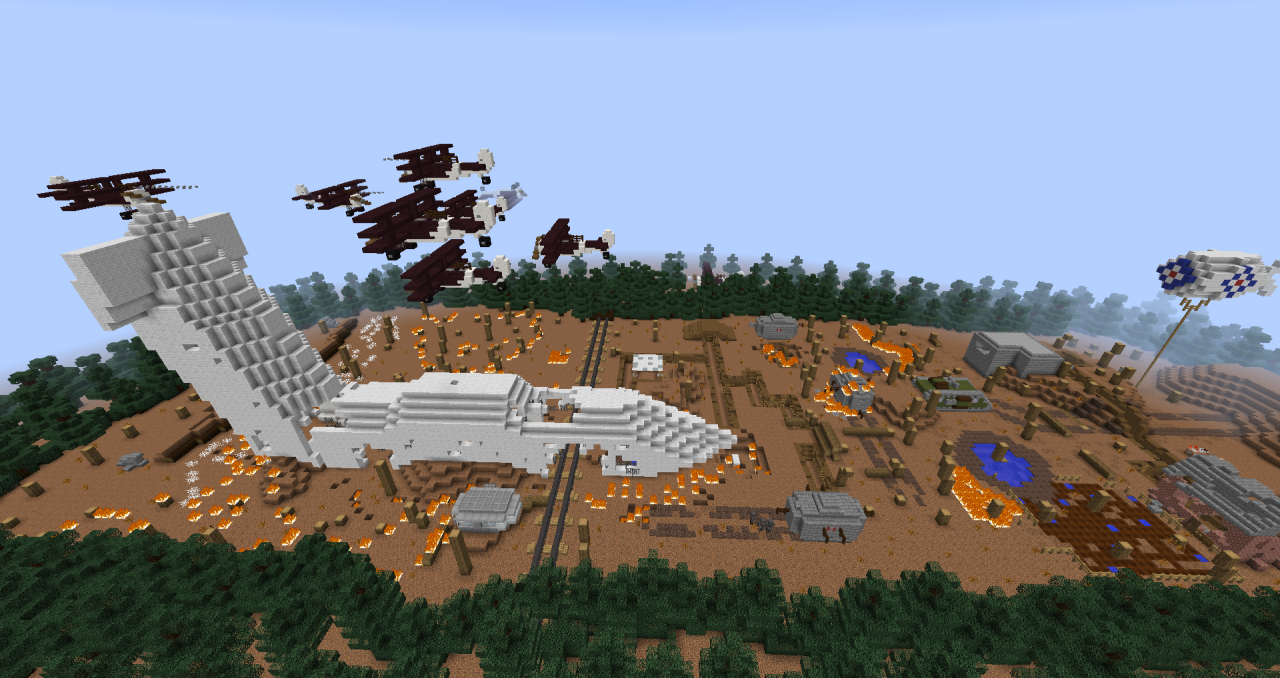 World War 1 Trenches Minecraft Map