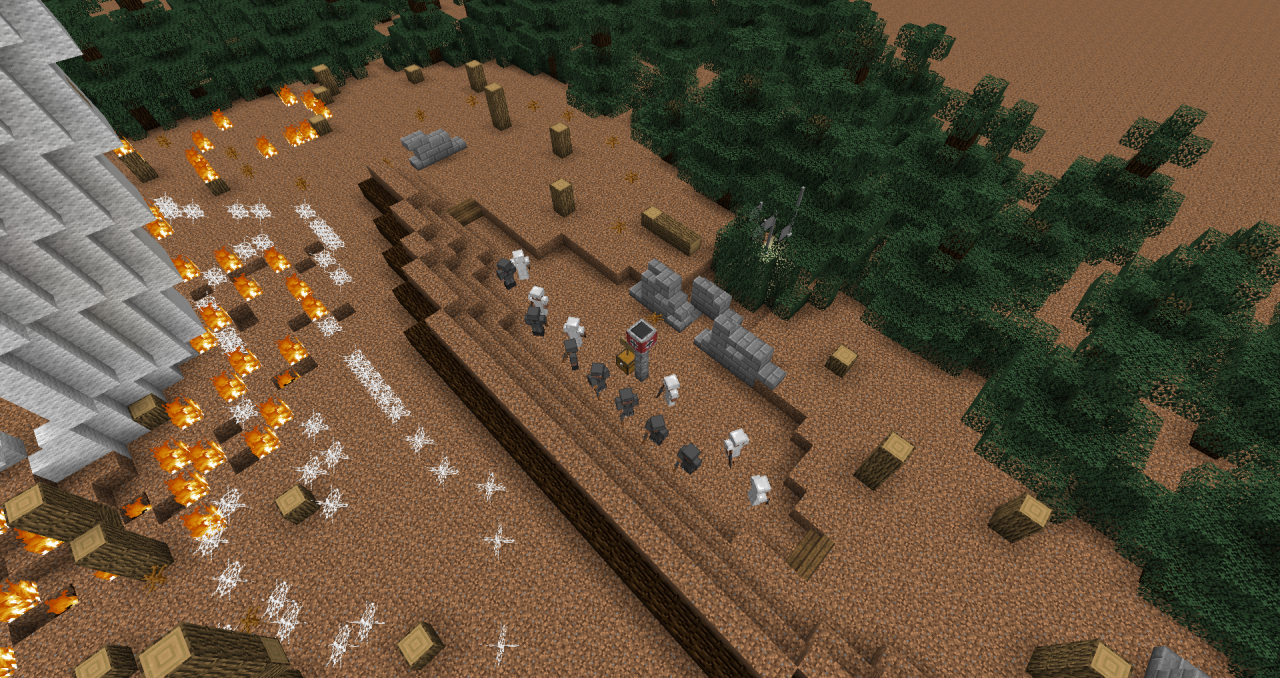 World War 1 Trenches Minecraft Map