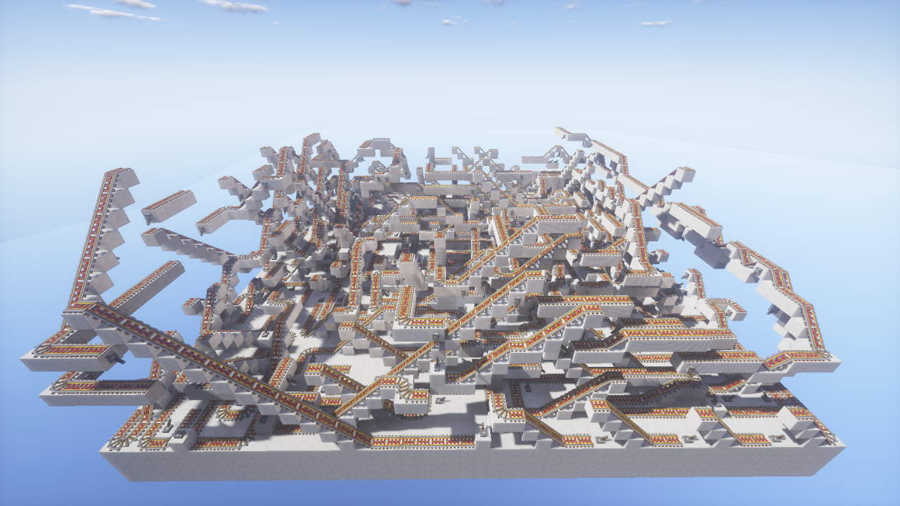 Insane Rollercoaster Minecraft Map