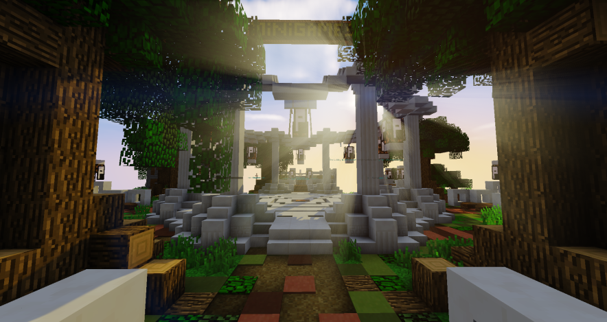 Pixelated Lobby - Floating islands Minecraft Map