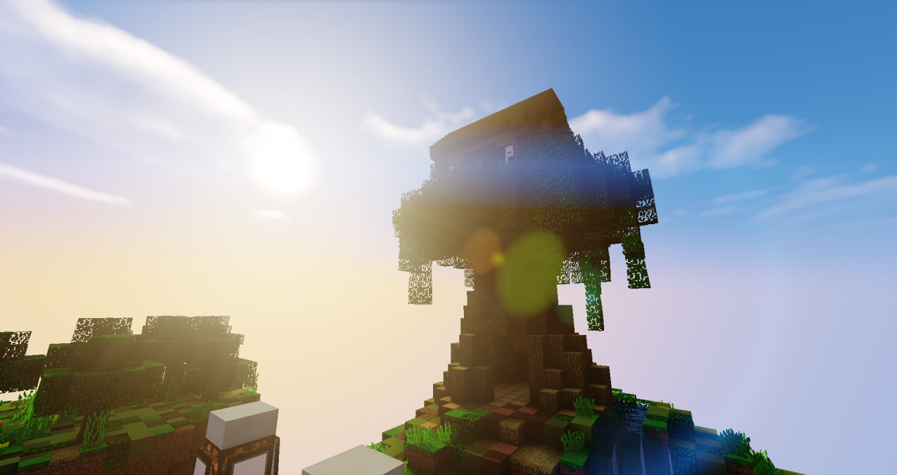 Pixelated Lobby - Floating islands Minecraft Map