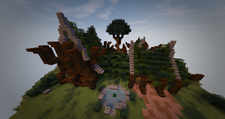 Wood Elven Large House Tutorial Minecraft Project