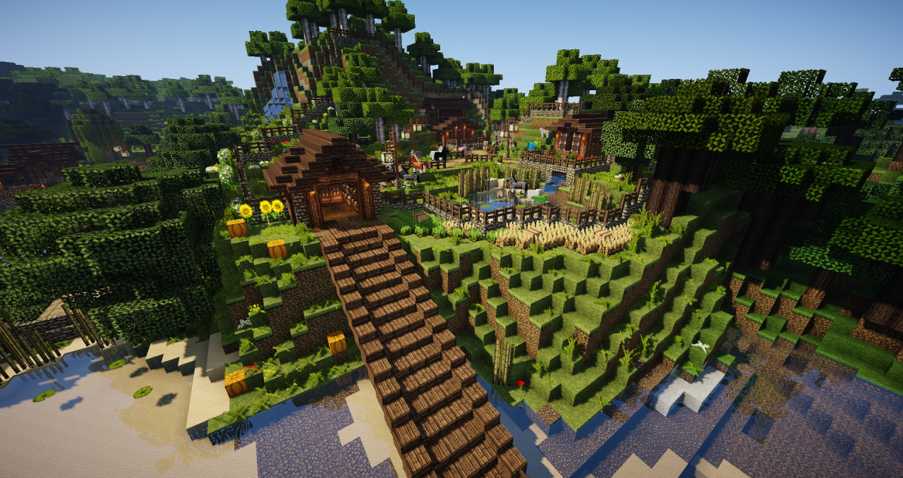 Water Village Minecraft Map