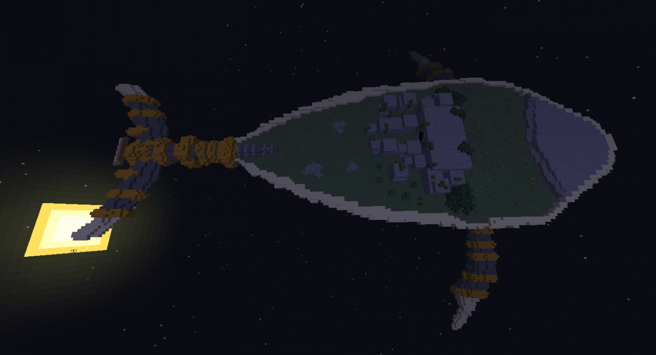 Flying Whale Minecraft Map