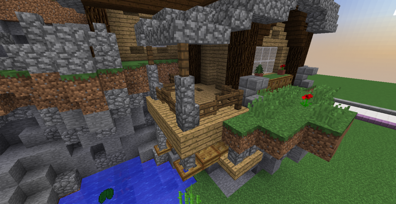 Cliff Side House Minecraft Map