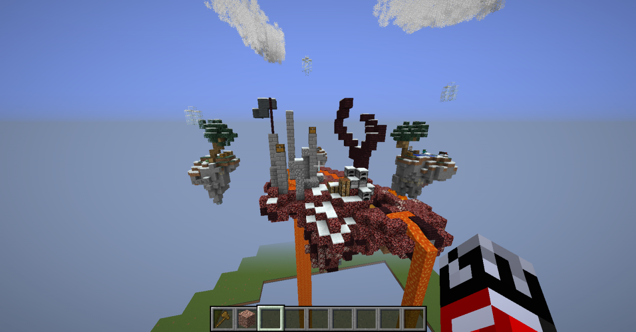 Skywars map Valkyrie Minecraft Map