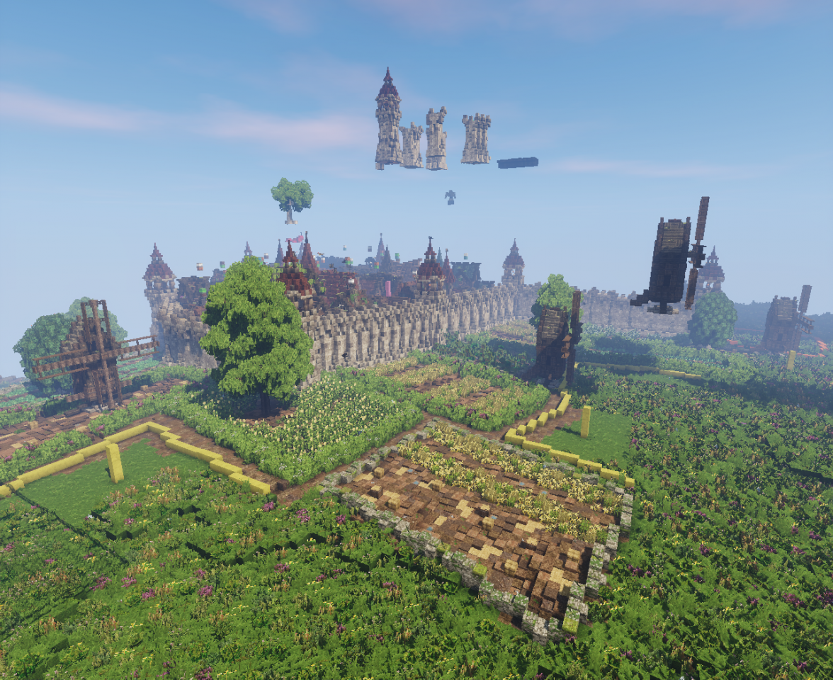 Human city | Builders requested ! | Minecraft Map