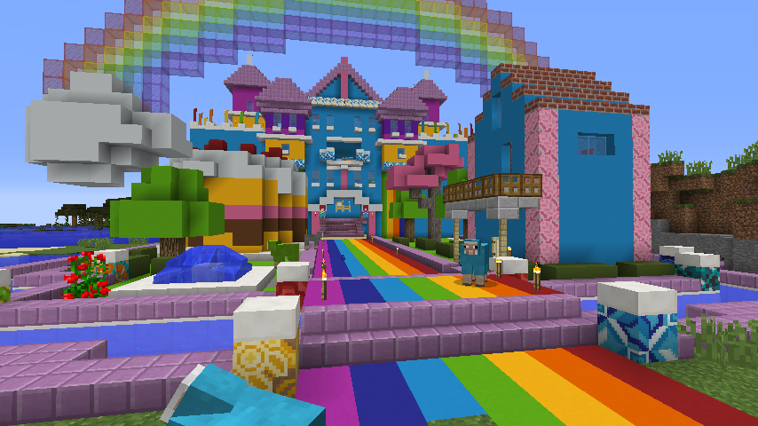 World of Colour Mansion Minecraft Map