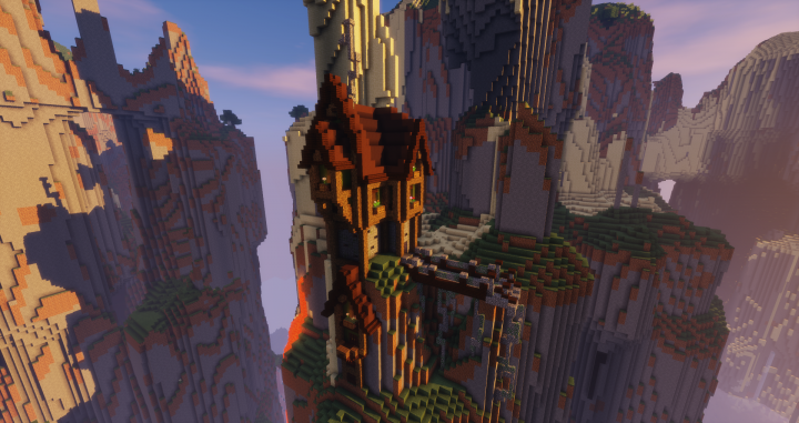 Cliff House WIP Minecraft Map