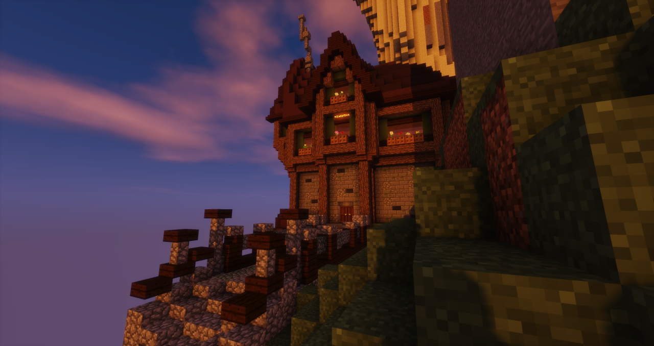 Cliff House WIP Minecraft Map