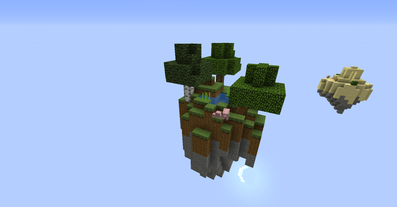 Floating island tower challenge Minecraft Map