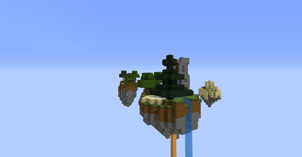 Floating island tower challenge Minecraft Map