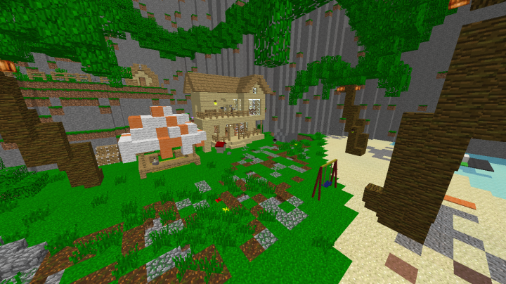 Paradise House - Modded Minecraft Map