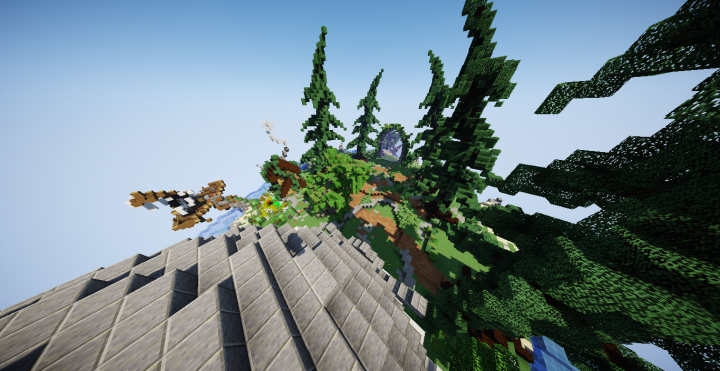 Tipedy - Floating Island for Hub/lobby and Spawn Minecraft Map