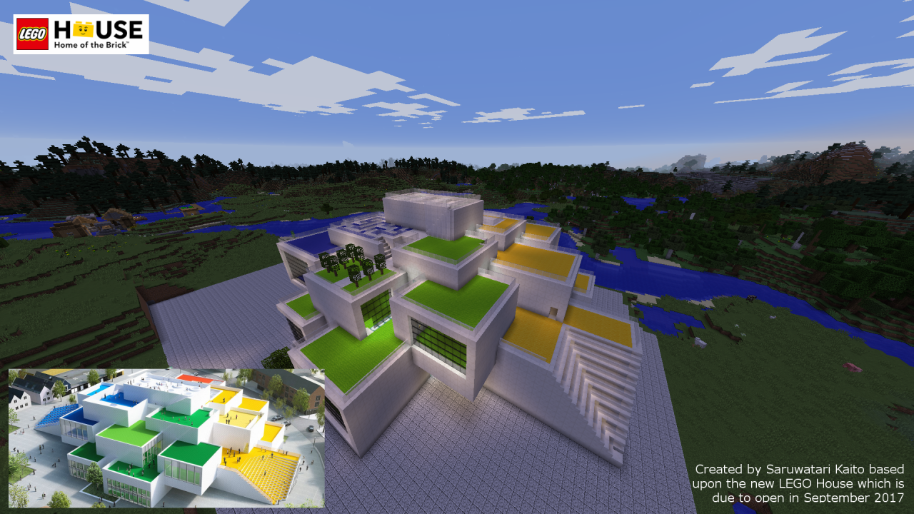 LEGO House: Home of the Brick v1.1 Minecraft Map