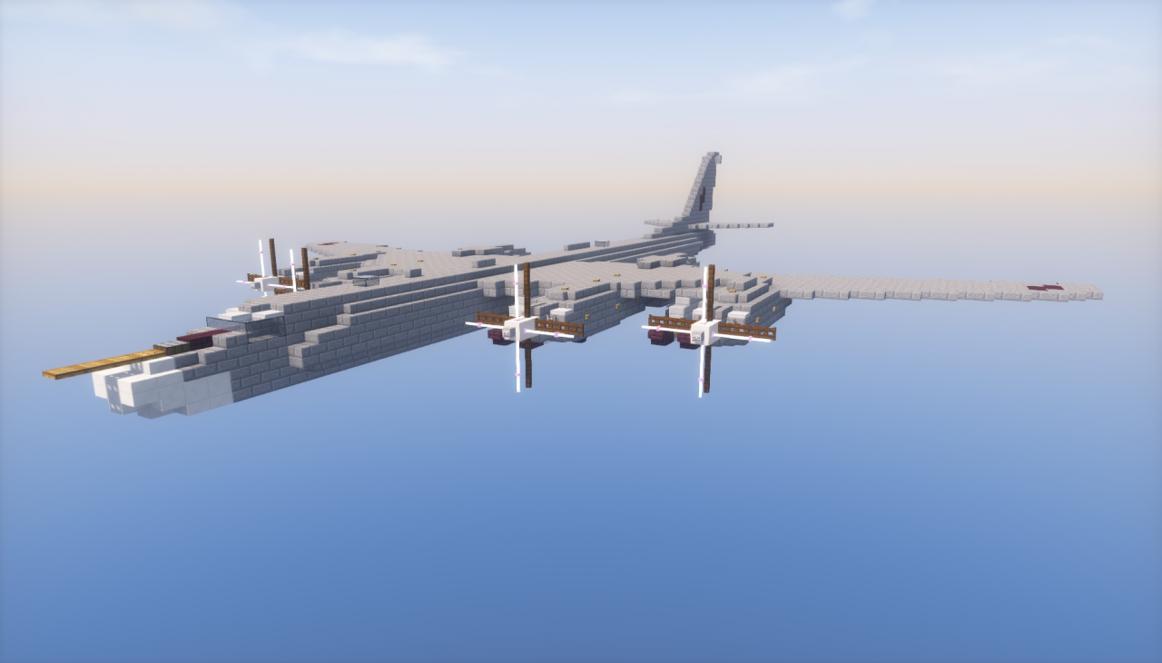 Tupolev Tu-95MSM Bear | Scale: 1,5:1 Minecraft Map