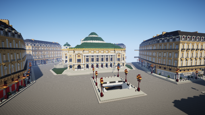 Opéra Garnier 1900 Minecraft Map