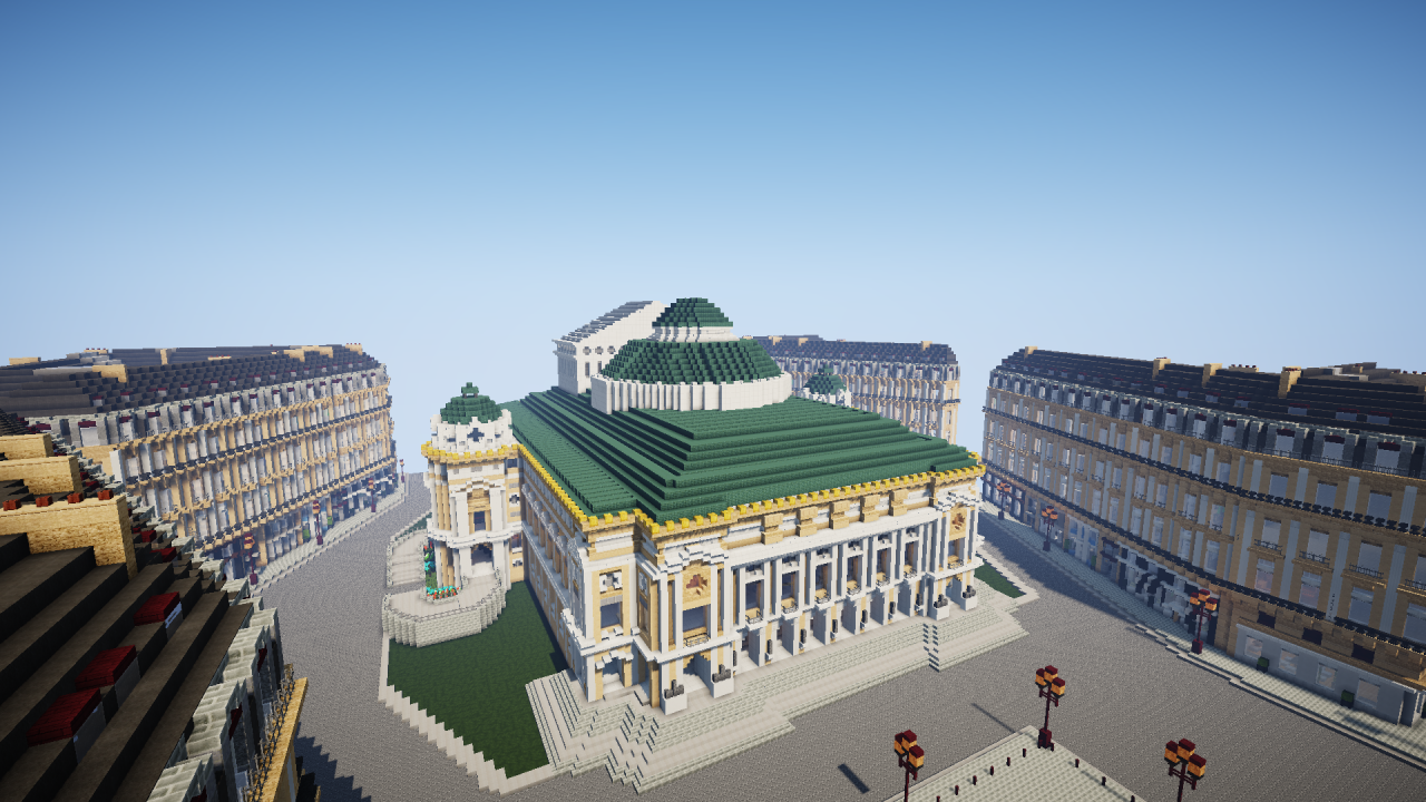 Opéra Garnier 1900 Minecraft Map