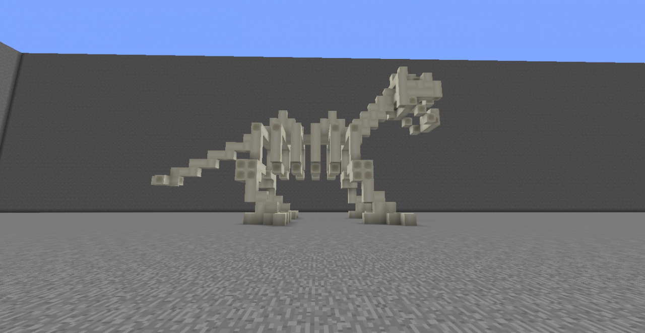 Minecraft Dinosaur Skeleton Minecraft Map