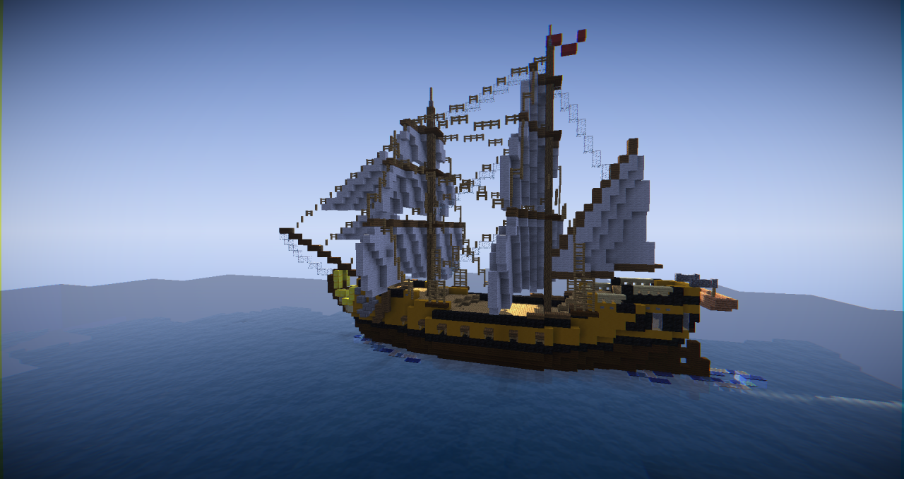 18th Century Ship | Brig Minecraft Map