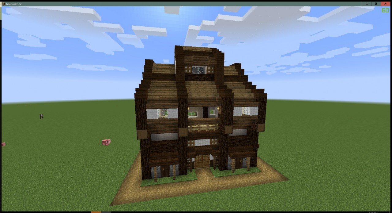 Traditional Home & Watch Tower, Download Available Minecraft Map