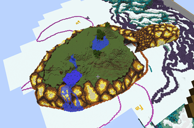 Deserted Turtle Island Minecraft Map