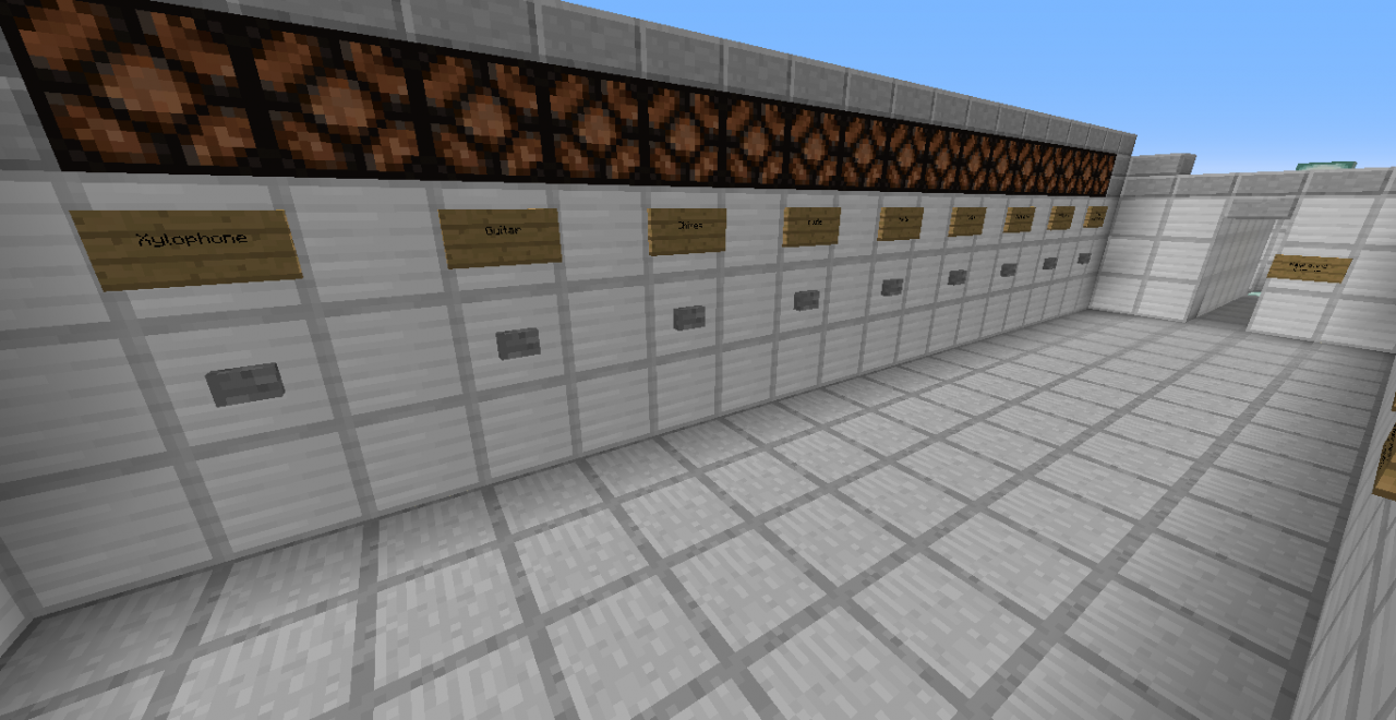 Minecraft Piano Minecraft Map