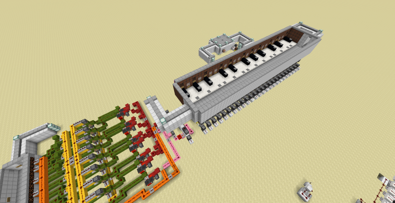Minecraft Piano Minecraft Map