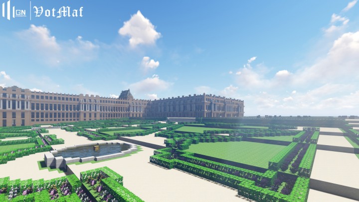 Palace of Versailles 1:1 Minecraft Map