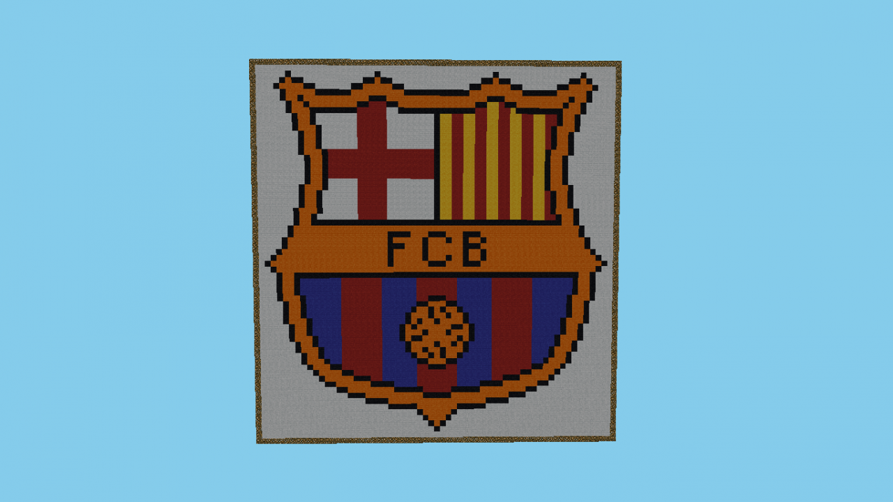 FC Barcelona Logo Minecraft Map