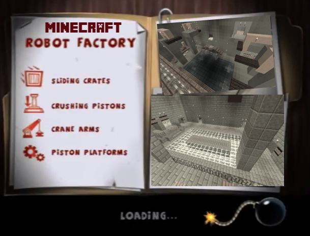 Minecraft Spy vs Spy Robot Factory Minecraft Map