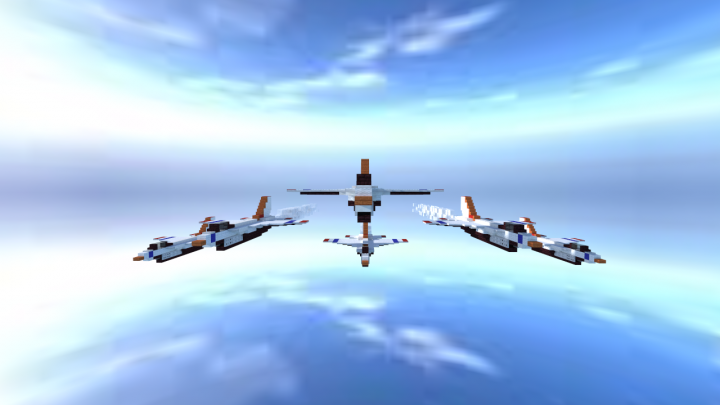 Happy 4th of July - USAF Thunderbirds 1,5:1 Minecraft Map