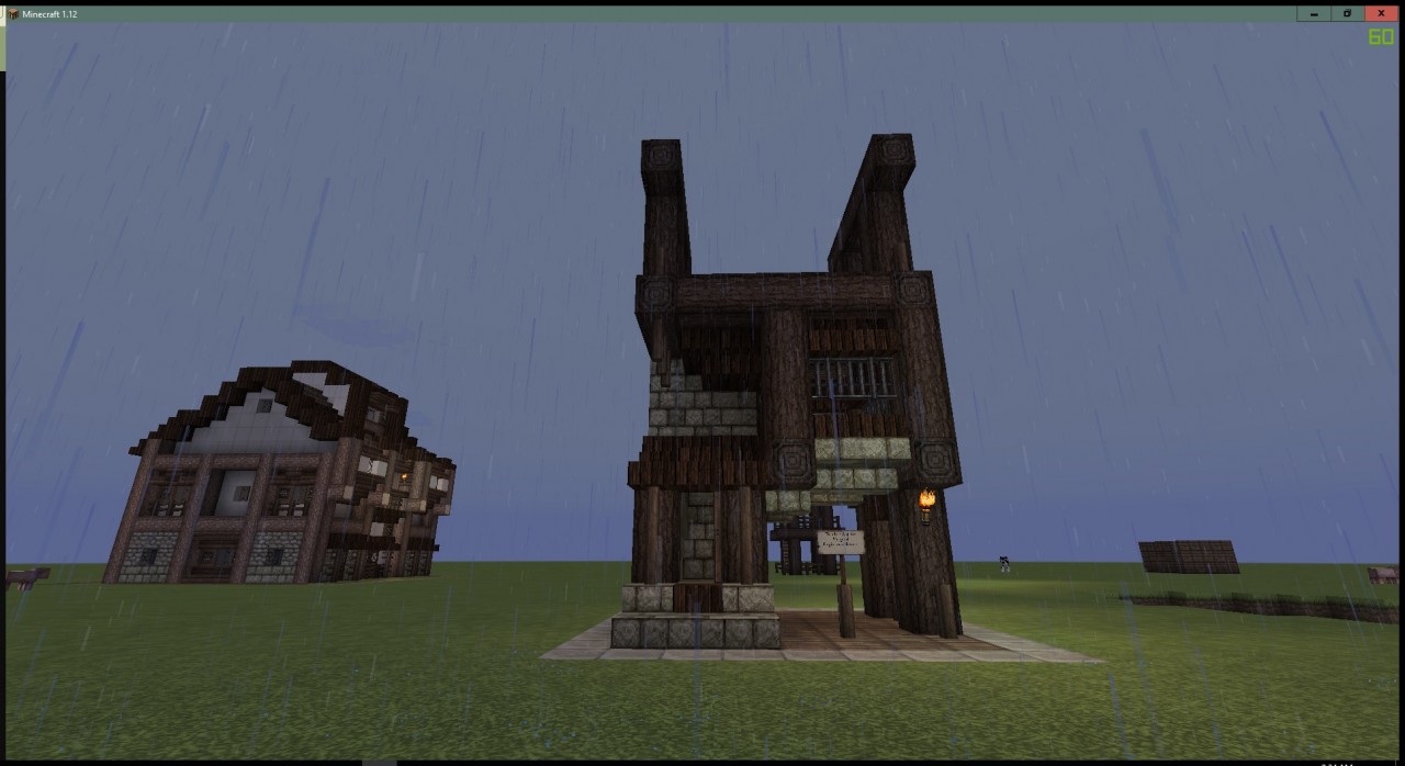 Traditional Home & Watch Tower, Download Available Minecraft Map