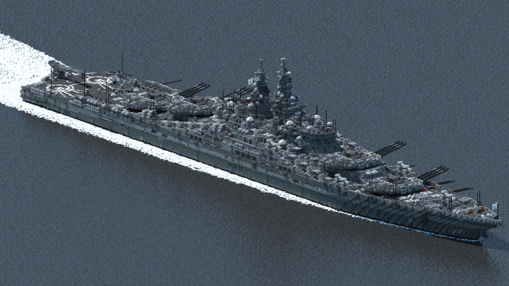 [AU] Hitachi class Nuclear-powered Heavy strike cruiser Minecraft Map