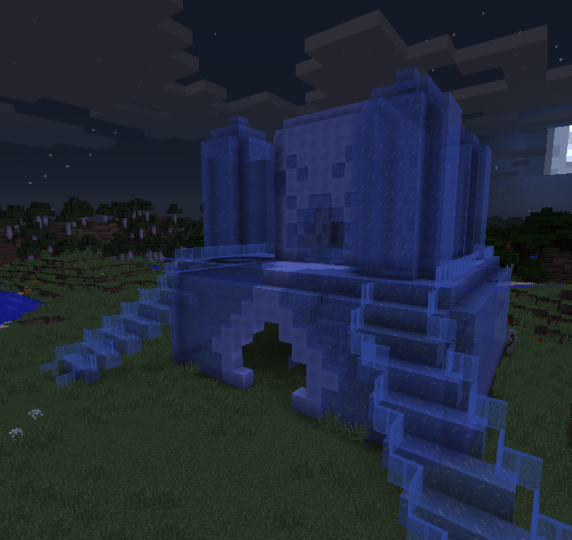 Speed Build: Ice castle Minecraft Map