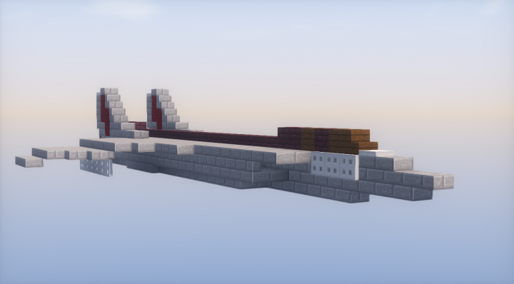 Mikoyan & Gurevich MiG-31 Foxhound | Scale: 1,5:1 Minecraft Map