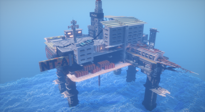NT-A Oil Rig Minecraft Map