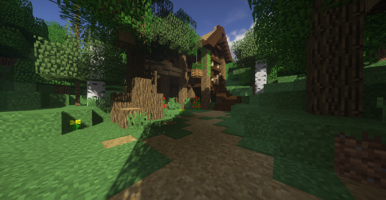a forest place Minecraft Map
