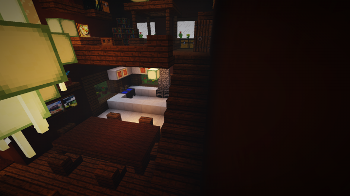 Minecraft Spruce Rustic House w/Download Minecraft Map