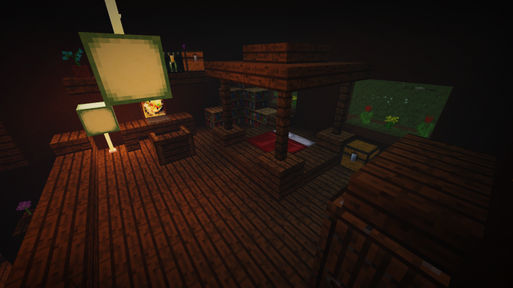 Minecraft Spruce Rustic House w/Download Minecraft Map